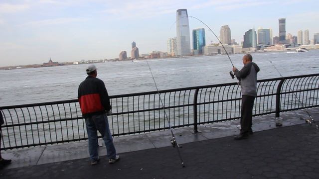 США. Нью-Йорк. Рыбалка на Гудзоне. Попытка №1 (неудачная).