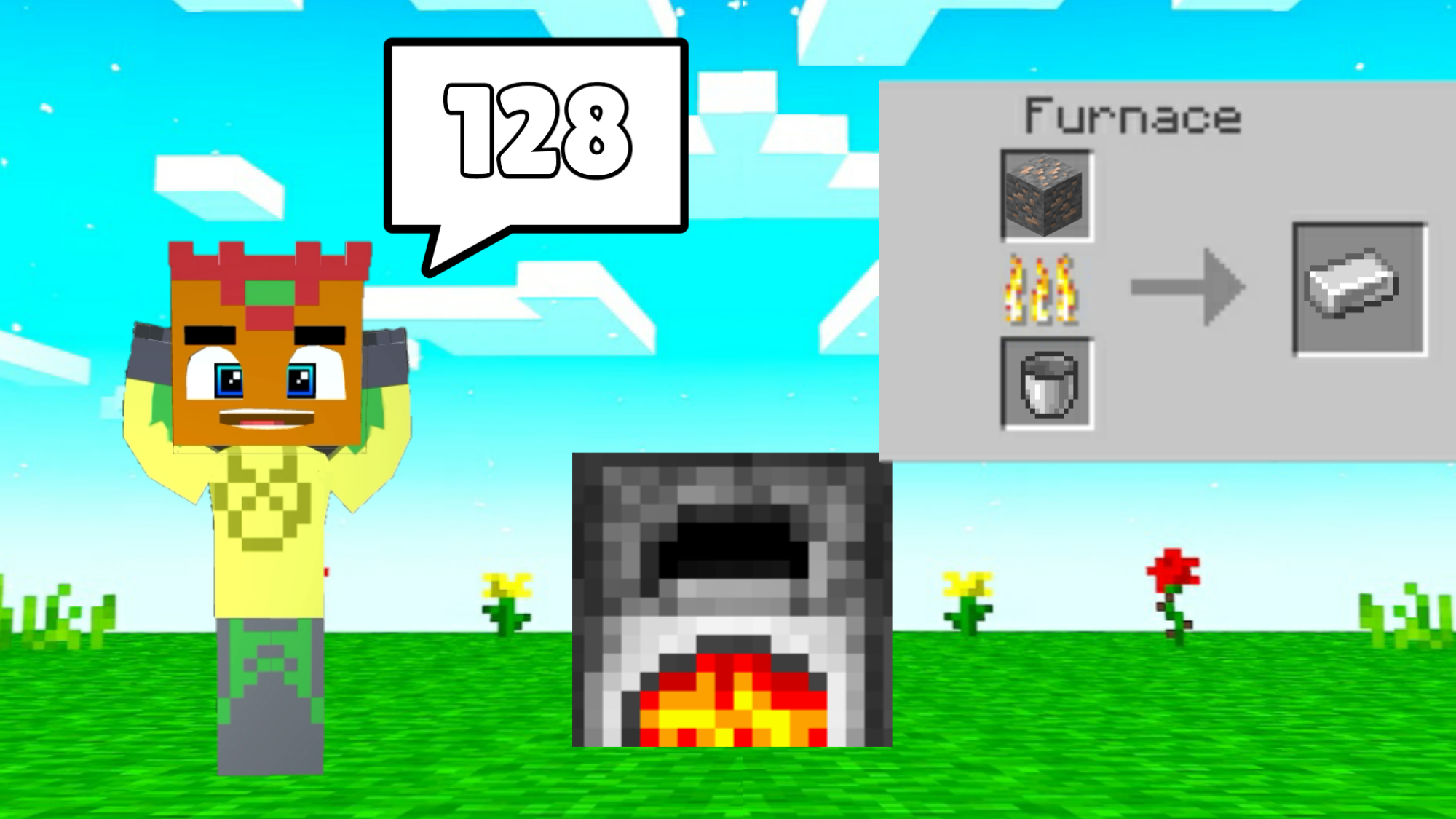 Сколько сможет переплавить ведро лавы железной руды в майнкрафте. Эксперименты в майнкрафте. МаЗи.