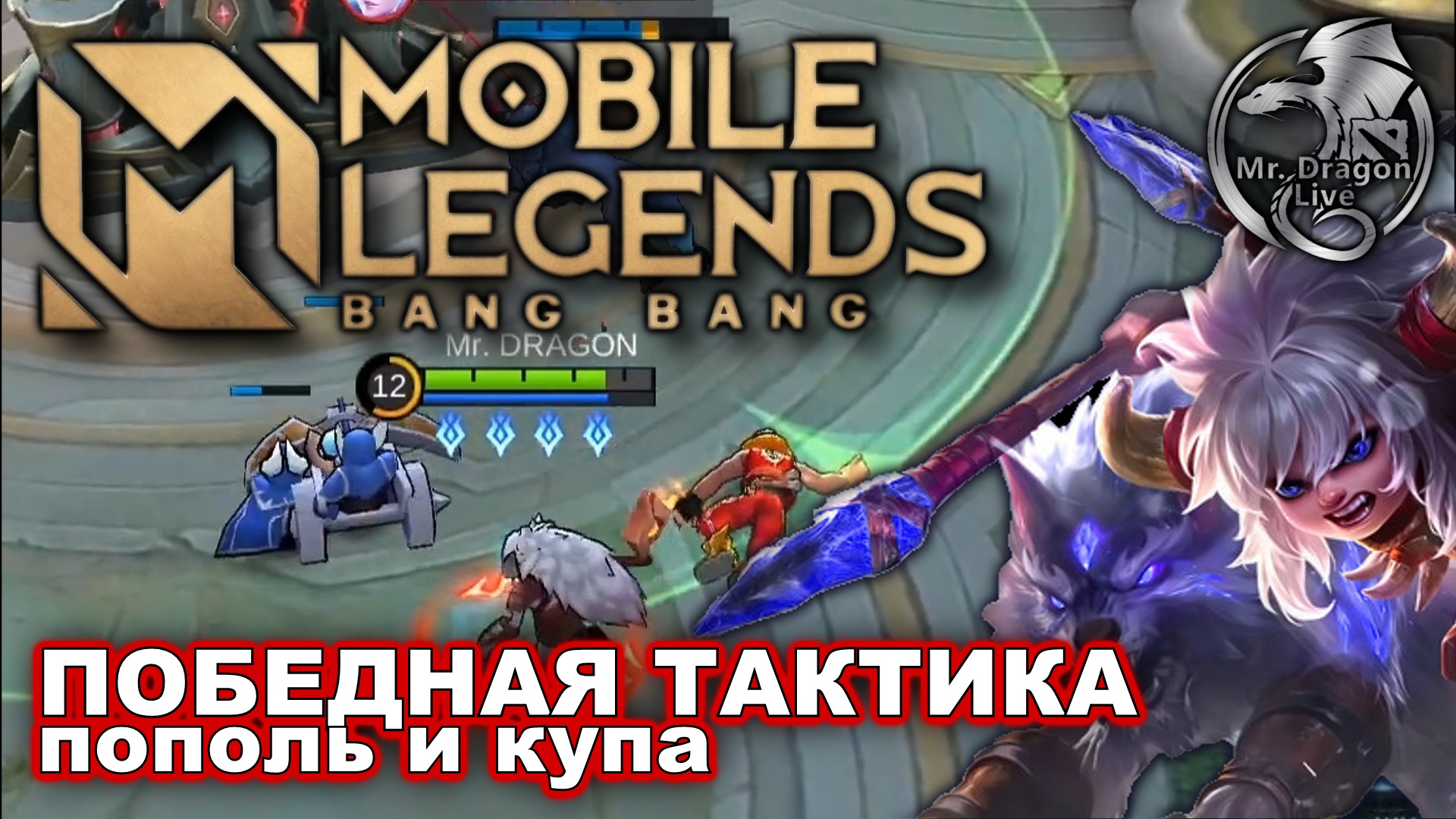ПОБЕДНАЯ ТАКТИКА - ПОПОЛЬ И КУПА | Mobile Legends Bang Bang | Mr Dragon live | мобла