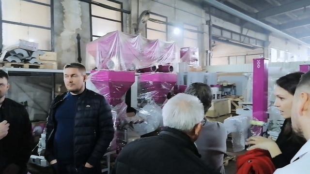 Экструдирование риса для заказчиков из Азии.