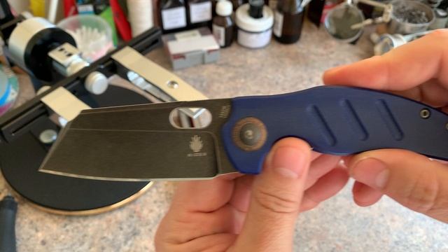 Веневские алмазы, результат ЗАТОЧКА БЕЗ ВСКРЫТИЯ, лезвие под микроскопом после финиша камнем 7/5.