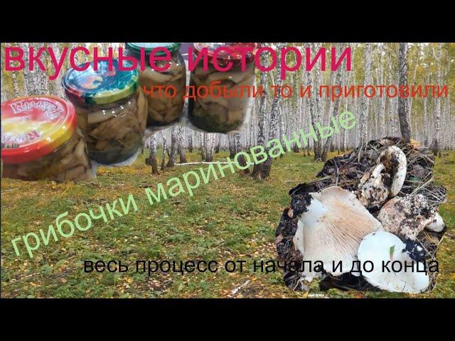 Это кушанье улетает сразу. Маринованные груздочки!