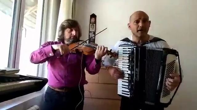 Скрипач-виртуоз Вардан Маркос с другом певцом Гурамом Цкипурашвили