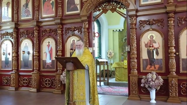 Проповедь 31.07.2022.