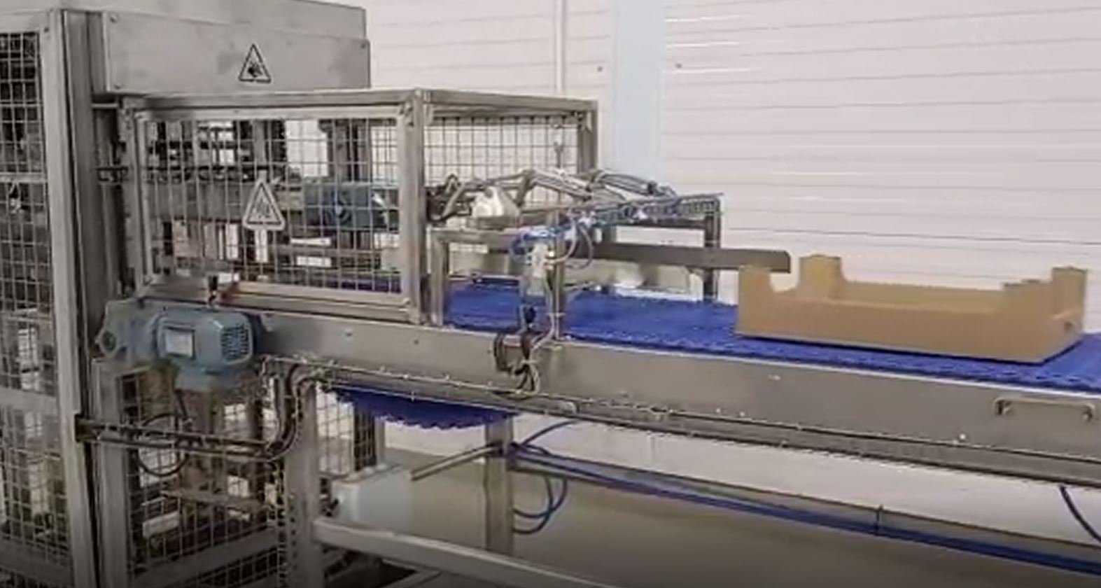 Линия подачи пустых гофрокоробов