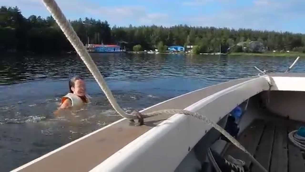 Штиль, Человек  "за бортом"