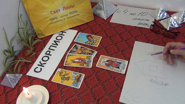 8 - СКОРПИОН - прогноз ТАРО - с  04.03.2024г. по  10.03.2024г. + Послание от Высших Сил. (720p)