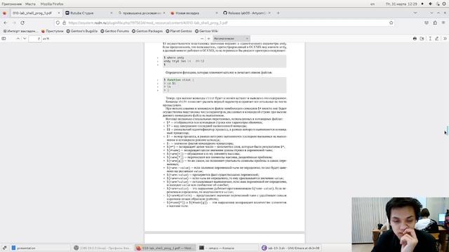 Выполнение лабораторной работы №10