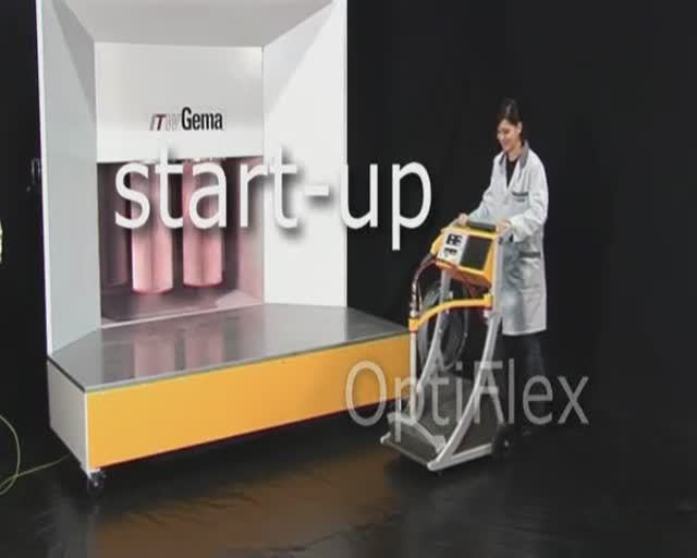 ITW GEMA OptiFlex B
Как собрать и включить установку порошковой окраски ITW GEMA OptiFlex B 2006г