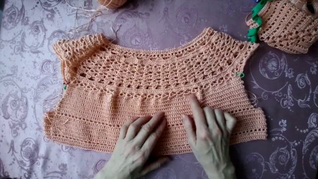 ?Летний топ крючком //вязание и продвижения?