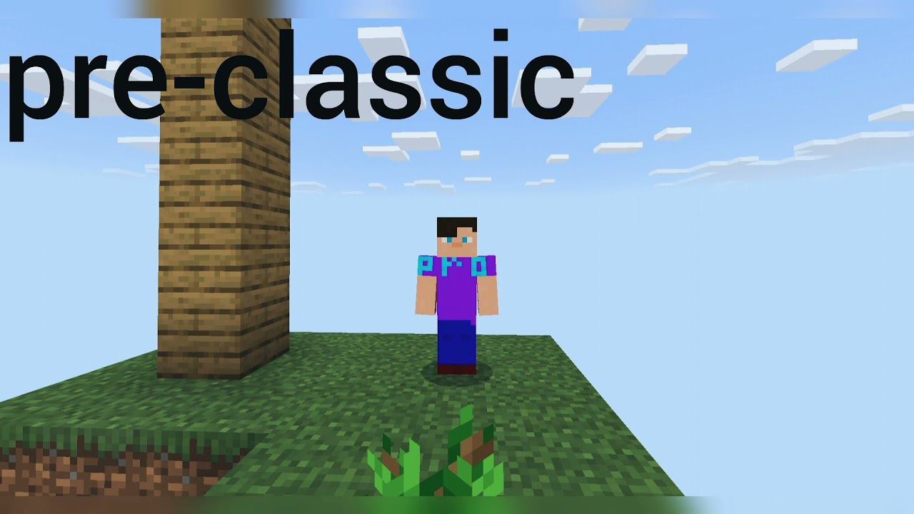 Sky block, но я могу использовать блоки только из pre-classic