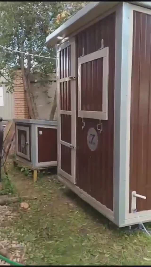 🏡НОВЫЙ ДОМ для перепелов и КОНТЕЙНЕР для генератора уже в применении у нашего клиента