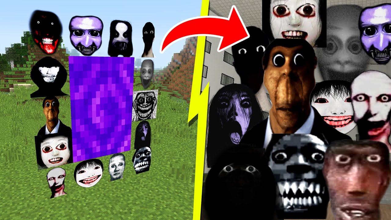 Как построить портал к НЕКСТБОТАМ в майнкрафт ? PORTAL NEXTBOTS MINECRAFT