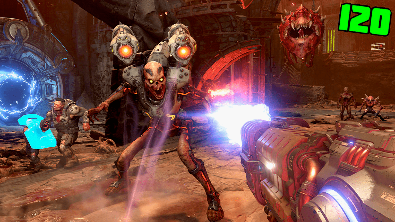 Сломанная графика Doom Eternal (ультранизкий мод)