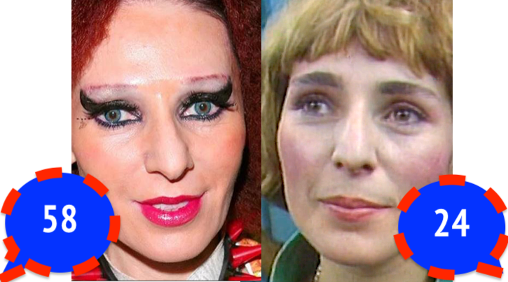 В 1986 году ЖАННЕ АГУЗАРОВОЙ было 24 года, сейчас - 58 лет