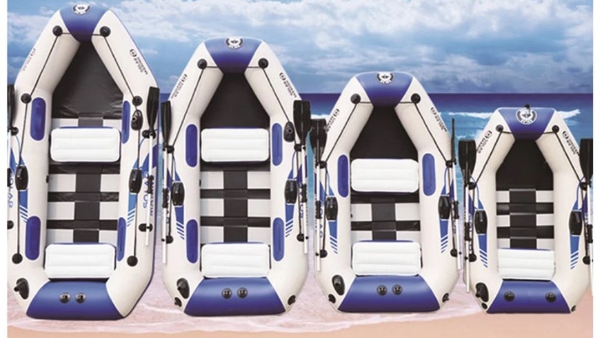 Надувная Лодка, IHOMEINF, Для Рыбалки, Полный Комплект, от 2 - 6 человек, 2021