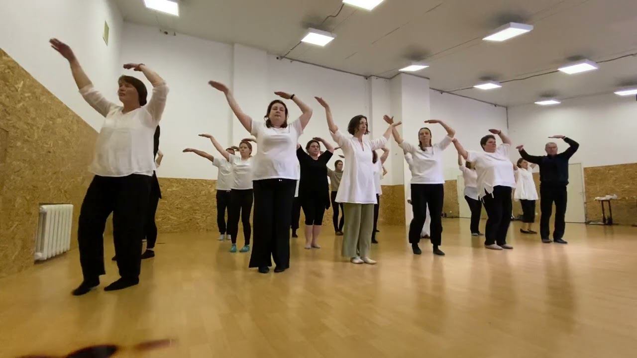 Упражнение мадам де Зальцманн / движения Гурджиева / Gurdjieff sacred movements