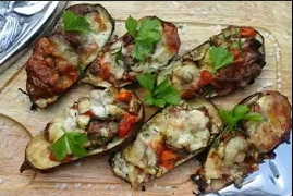 Баклажаны на костре - рецепт с тушенкой на костре