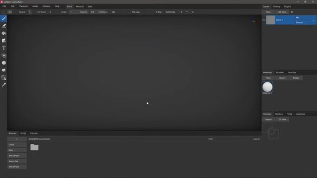 Armorpaint - Export 3DStudio Import in Armorpaint, 3d Paint