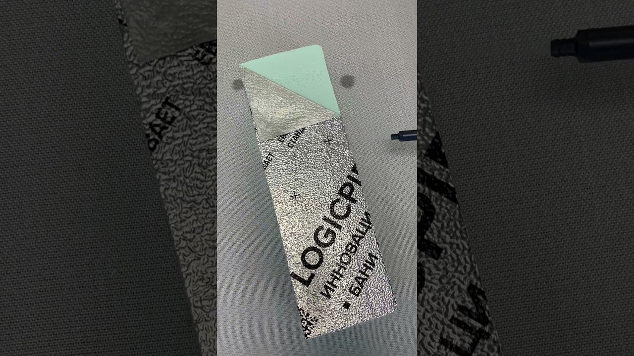 Испытание термоплит LOGICPIR растворителем