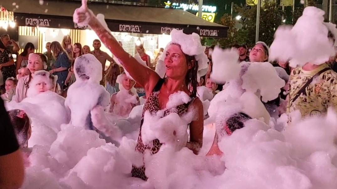 🔥#14. Пенная дискотека/ Выступление ковёр-группы Emilia Atom Band. (18.08.2024)🔥