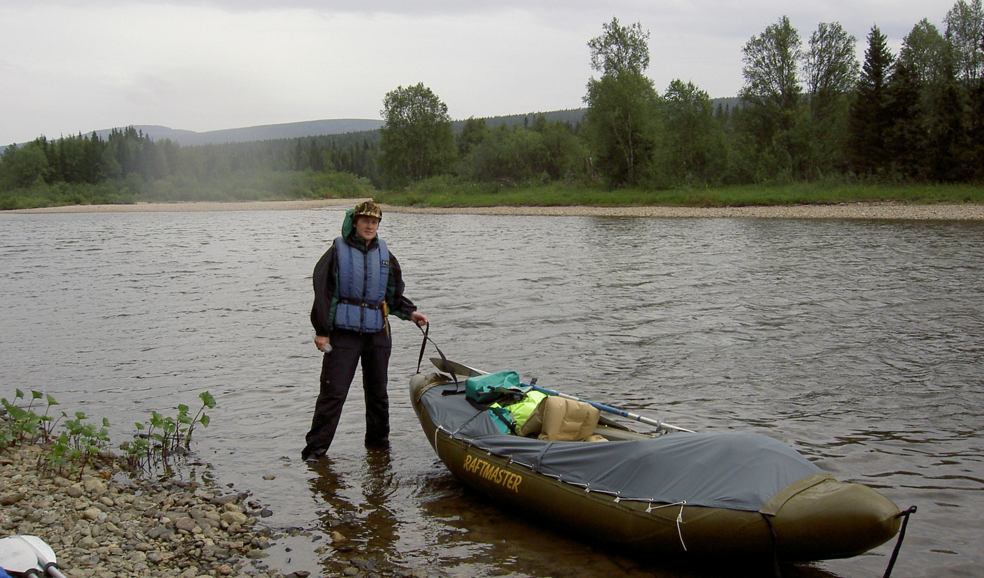 "В поисках светлой воды". Щугор, северный Урал,  ностальжи 2004 года.