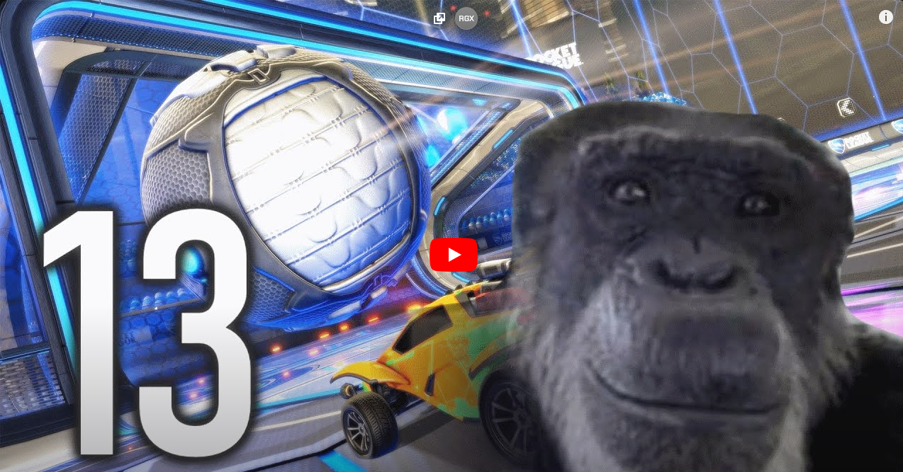 Можешь как обезьяна Rocket League Часть 13_ ◄Пупок Андрея►