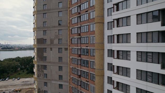 Квартал "Беринг" в Новосибирске - Ход строительства Июль 2024