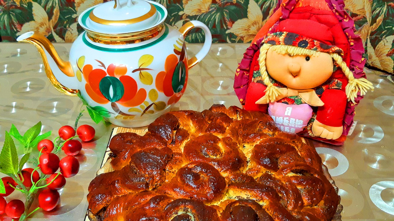 ПИРОГ С МАКОМ кулинарный рецепт ?