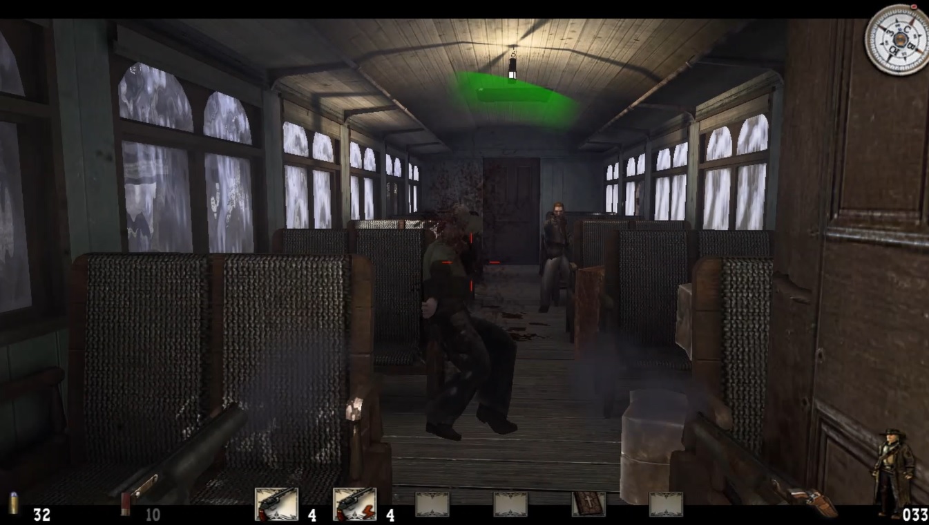 Перестрелка в поезде. - Call of Jurez #6