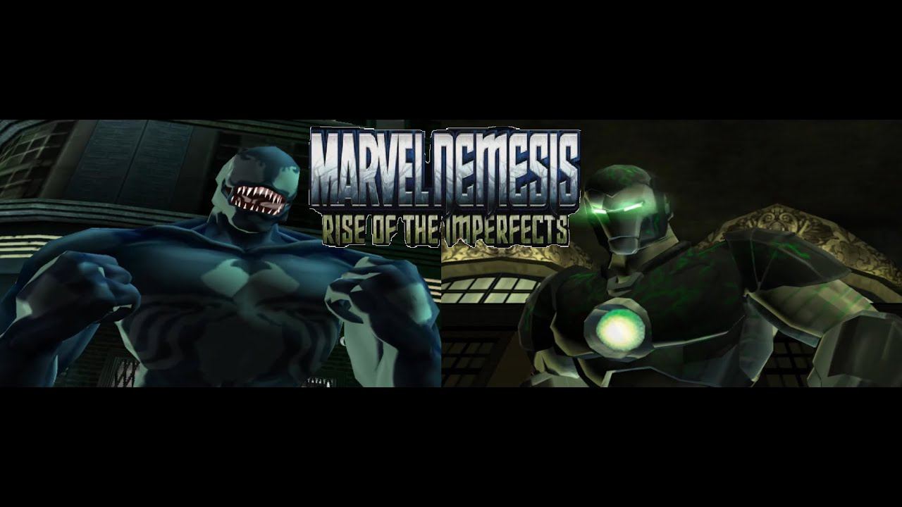 Marvel Nemesis: Rise of the Imperfects (Gamecube) Venom & Iron Man Gameplay