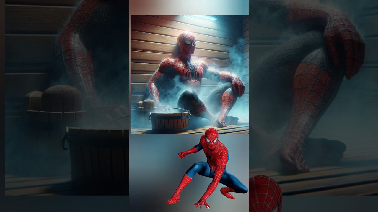 Superheroes chill #shortsvideo #short  #marvel #avengers #superheroes #рек #chill #relaxing #sauna