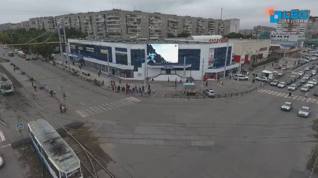 Медиафасад, г. Магнитогорск, Р16 мм