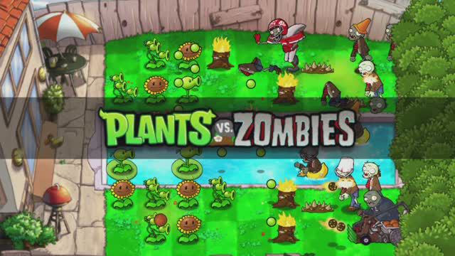1-Plants vs Zombies. Приключение, уровни с 1.1 по 1.6
