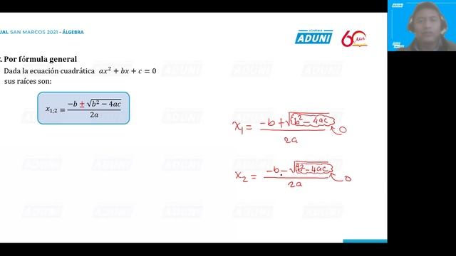 San Marcos Anual 2021 | Semana 13 Álgebra