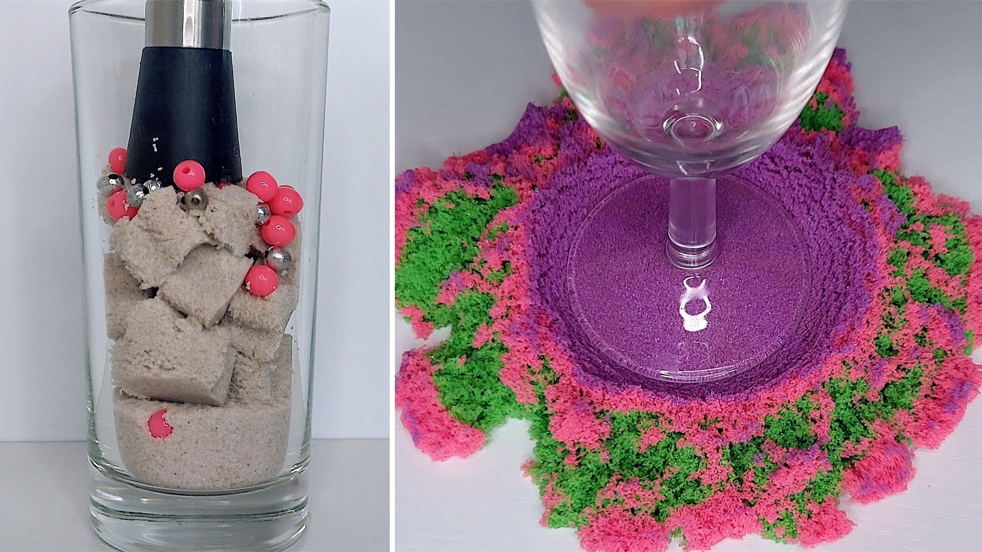 Кинетический песок АСМР релакс • ASMR • Успокаивающее видео выпуск 14