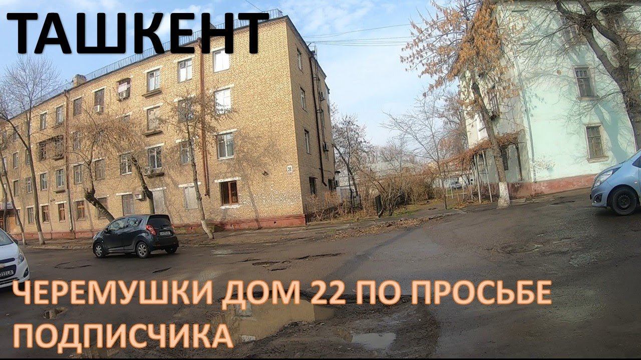 ТАШКЕНТ 2021. ЧЕРЕМУШКИ ДОМ 22 ПО ПРОСЬБЕ ПОДПИСЧИКА