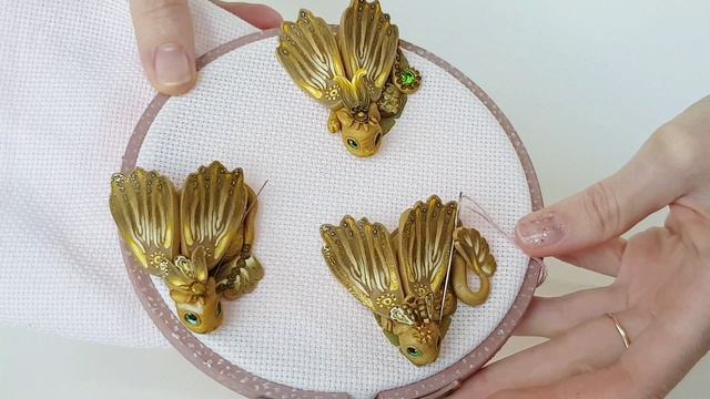 Оригинальные магниты для вышивки Солнечные Драконы. Подарочные игольницы для рукоделия от AnneAlArt