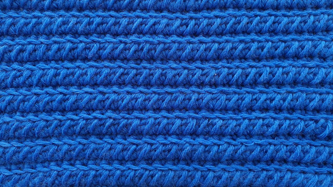 ПРОСТОЙ ПЛОТНЫЙ УЗОР КРЮЧКОМ  для снуда, пледа, коврика / Crochet Pattern