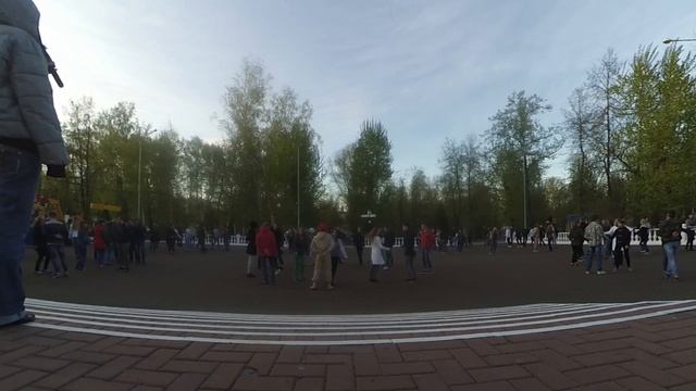 Репетиция танцев к 9 мая 2018 - МАУК "Городские парки", парк им. А.С. Пушкина г.Саранск