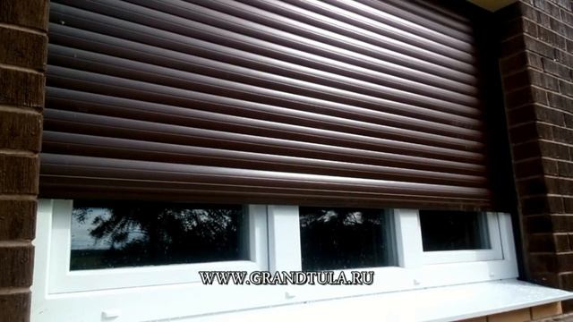 Рольставни из алюминиевого профиля