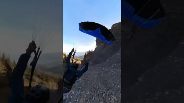 Полет на параплане (speedflying)