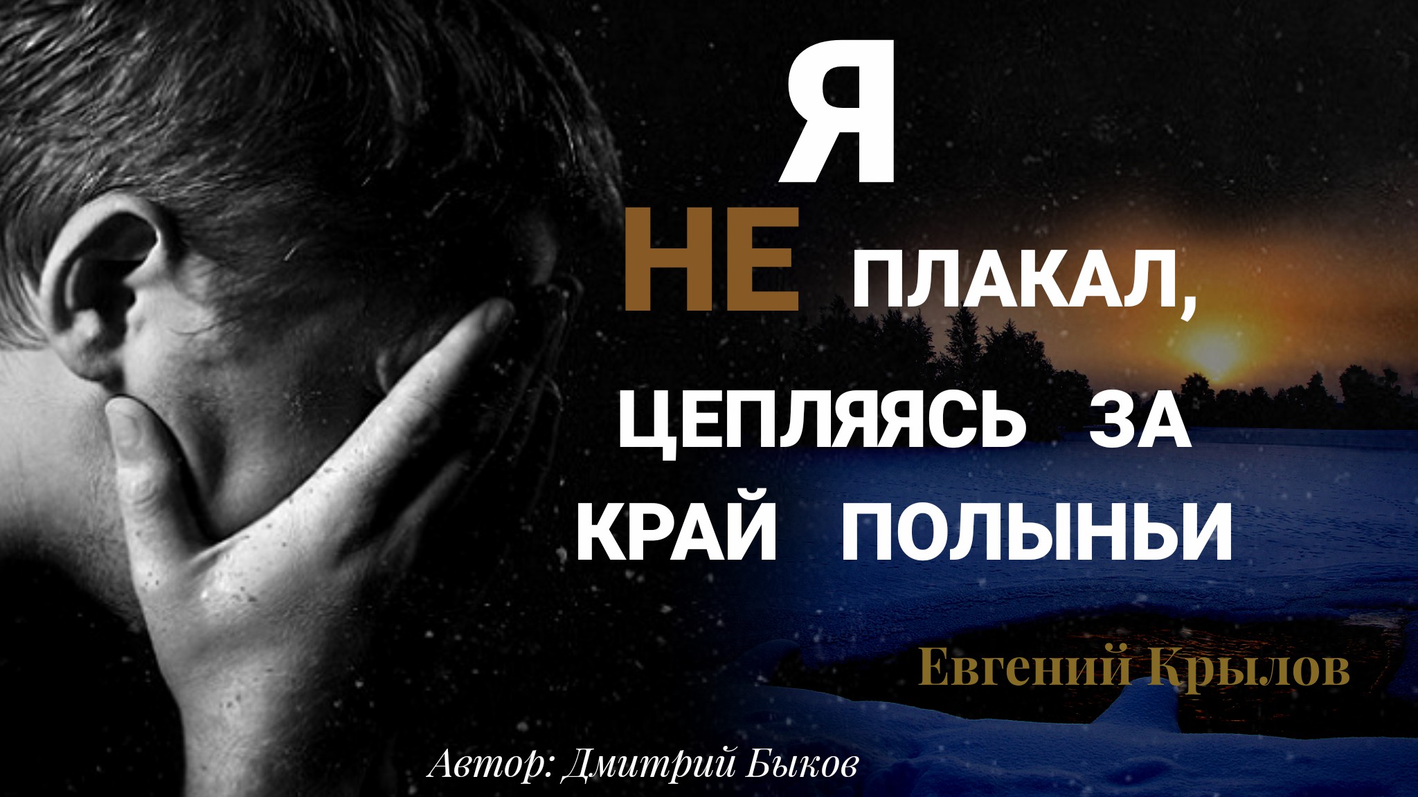 Я не плакал, цепляясь за край полыньи