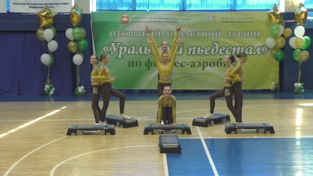 Группа "Антарекс". Полуфинал. 11-13 лет степ-аэробика. 24.04.22