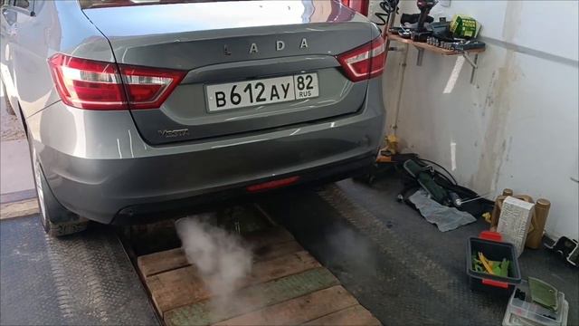 Запуск и работа машины после разкоксовки