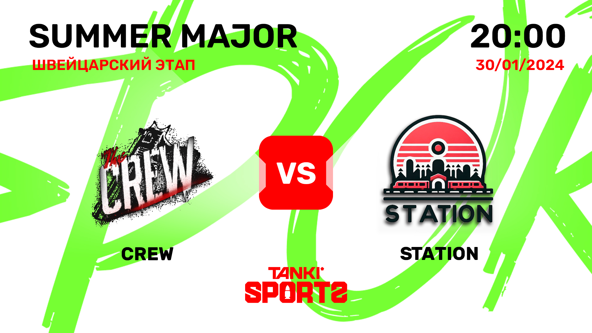 CREW vs STATION   SUMMER MAJOR 2024   RANKINGS I   30.01.2024