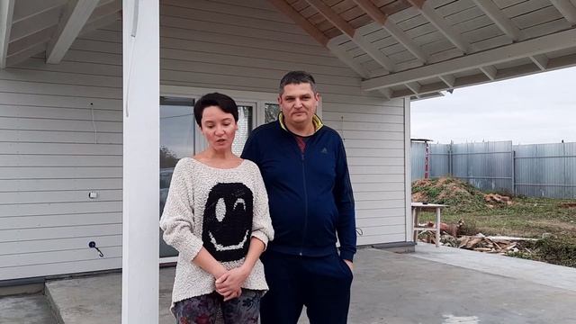 Отзыв заказчиков. Каркасная баня на УШП в с.Большая Раковка.