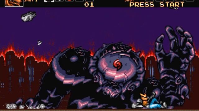 Прохождение!_Легендарной CONTRA HARD CORPS!!!#1