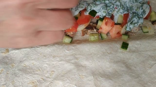 Шашлычная шаурма по домашнему