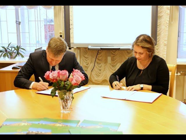 Подписание Соглашения о сотр-стве между Архивным комитетом СПб и Театральной библиотекой. 21.11.19 г